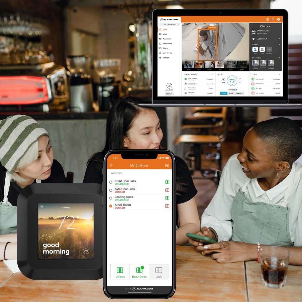 Alarm.com Interactive Commercial Plus With Central Station Monitoring