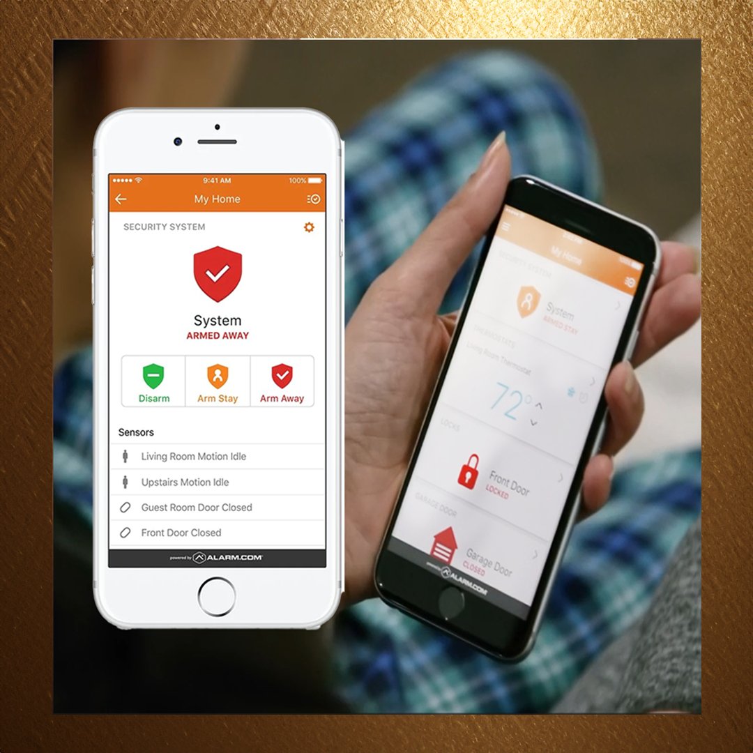 Alarm.com Interactive Bronze + Central Station Monitoring Annual Servi
