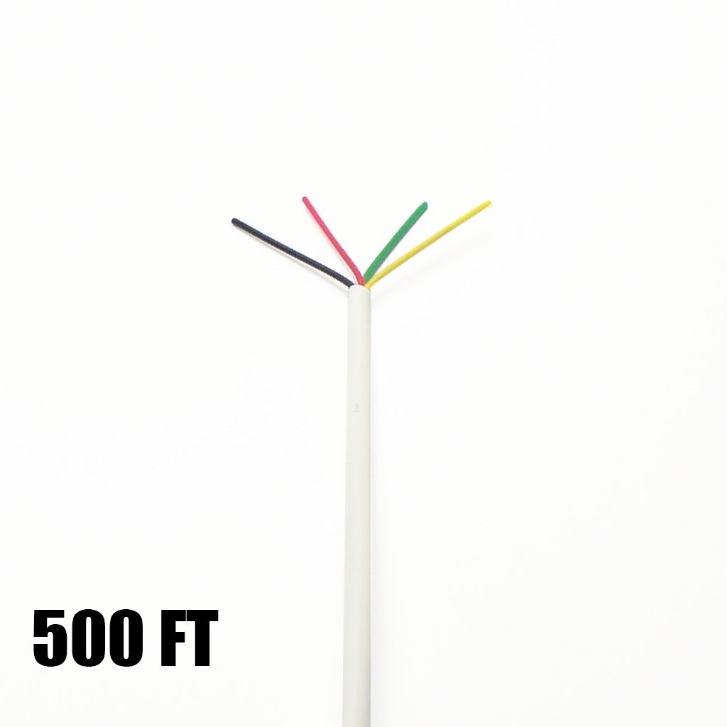 500 ft. roll of 22 ga. 4 conductor solid wire