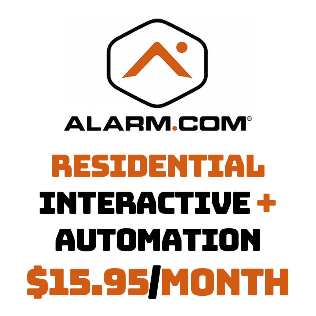 Alarm.com Residential Interactive + Automation $15.95/month - NO CONTR